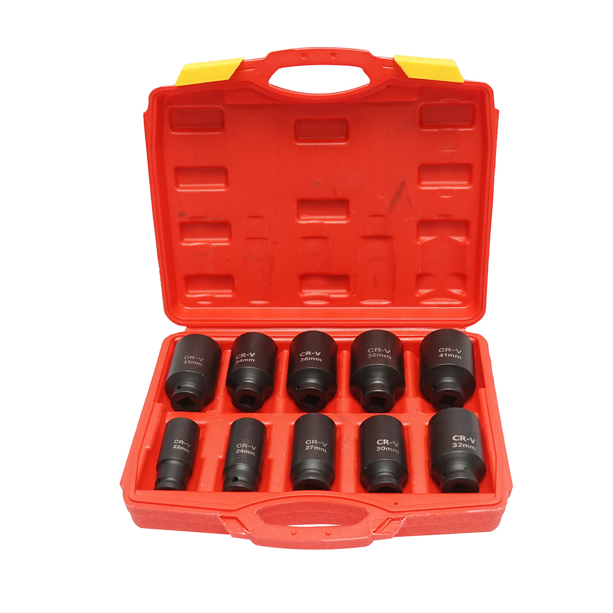 Impact tubular socket set 22-41mm with 3/4" drive Cr-V Breckner German ...